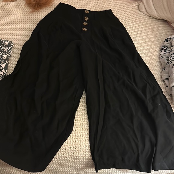 Zara | Pants & Jumpsuits | Zara Trf Collection Wide Leg Pants | Poshmark